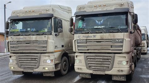 Купил Дефлекторы на Даф,Работаем в Паре с Андрюхой,Коллега заболел ...