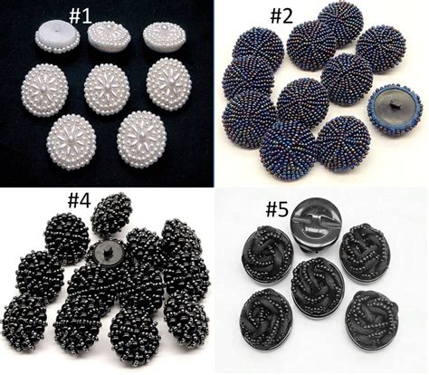 Beaded Buttons Sequin Buttons Bridal Buttons Embellishment Buttons Etsy