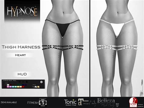 Second Life Marketplace Hypnose Thigh Harness Heart Demo