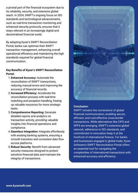 Swift The Backbone Of Global Financial Transactions Pdf
