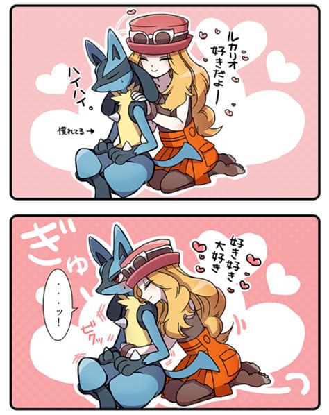 Lucario And Riolu Temple • ポケ主♀ By 三 Cute Pokemon Pokemon Comics