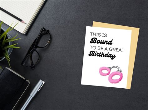 Kinky Bondage Birthday Card For Wife Husband Girlfriend Etsy