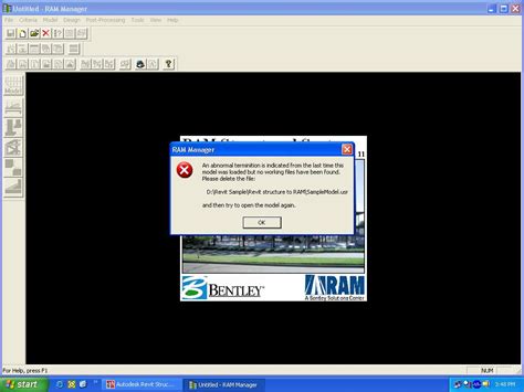 Inter Connecting Revit Model To Ram Steel Autodesk Community