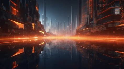 미래 도시 장면과 스카이라인 3d 그림 화창한 날에 흰색 미래 도시 하늘 배경 배경 일러스트 및 사진 무료 다운로드