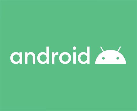 Android Logo Icon Symbol With Name White Design Operating System Software Phone Vector