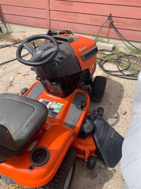 Used 45 Hours Husqvarna YTH24V48 Riding Lawn Mower For Sale RonMowers