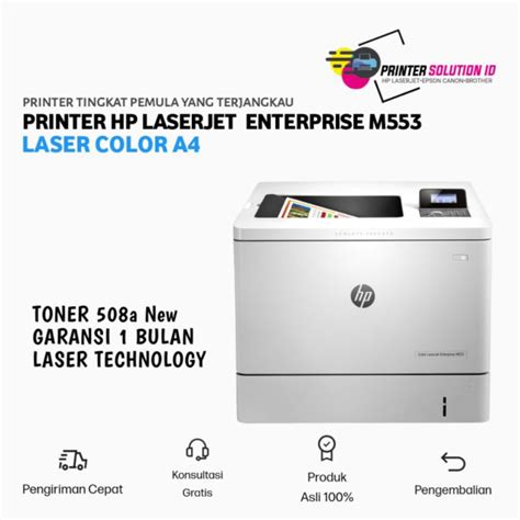 Jual Printer HP LaserJet Enterprise M Print Olny Laser Color Shopee Indonesia