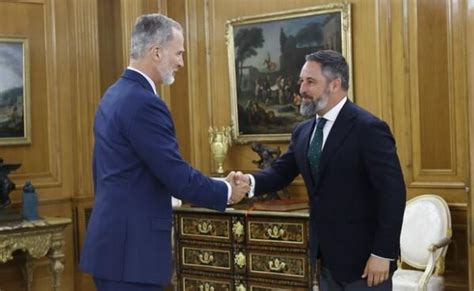 Abascal Traslada Al Rey Que Apoyará A Feijóo Con Esta Condición