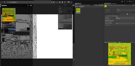 compression and lod settings overwrite texture settings on imported glb