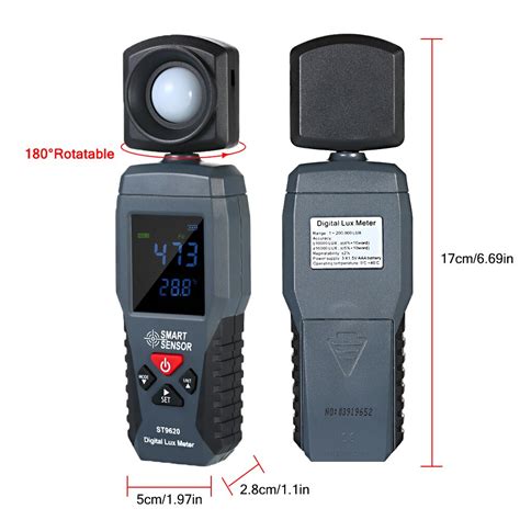 Smart Sensor Digital Luxmeter Lcd Display Handheld Grandado