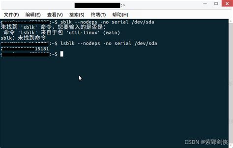 银河麒麟桌面操作系统中获取硬盘序列号银河麒麟系统查看硬盘序列号 Csdn博客