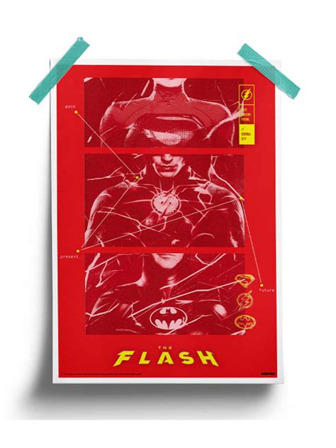 Flash Superheroes The Flash Official Poster Redwolf