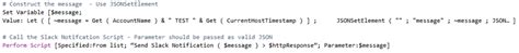 error trapping with slack codence
