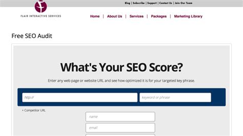 Get Your Free Seo Score