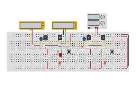Circuit Design Latching 2 Tinkercad