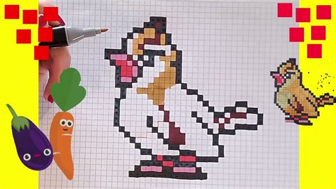 PIXEL ART Hecho a mano Dibujos en cuadricula fáciles Papel
