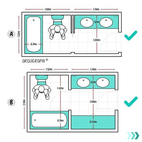 2 Modelos De Baños Funcionales Con Doble Lavamanos 🛁 ⠀⠀ Cuando El