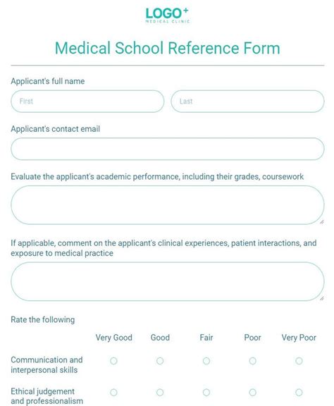 Free Internship Reference Request Form Template