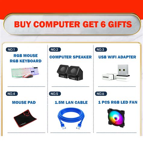 Intel Core I5 I7 Desktop Computer Quad Core 8 Thread 16gb Ram 512gb Ssd Full Set Pc Computer