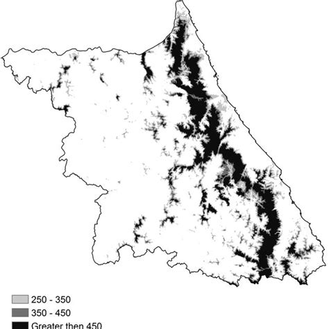 Wind Resource Map Of Gangwaon Province Wind Power Density At 100m Download Scientific Diagram