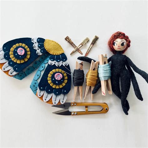 Midnight Moth Doll Pattern By Erin Paisley Benzie Design