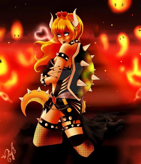 Bowsette By Miyuki Fanarts On Deviantart