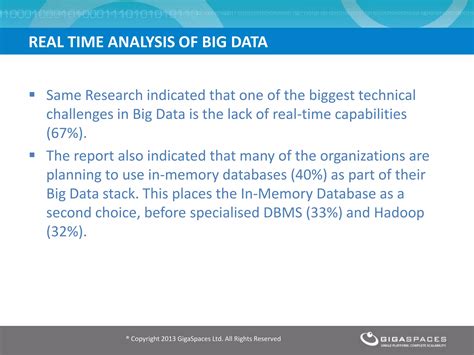 Intro To In Memory Computing And Gigaspaces Ppt