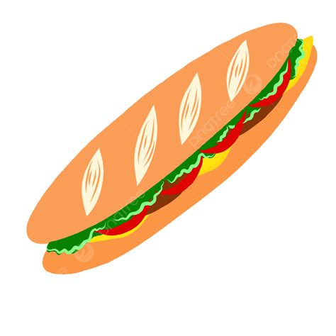 Um Sanduíche De Baguete Png Baguete Sanduíches De Baguete Sanduíche