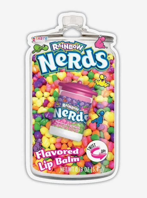 Rainbow Nerds Flavored Lip Balm Hot Topic