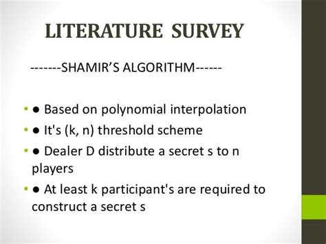 Image Secret Sharing Using Shamirs Algorithm