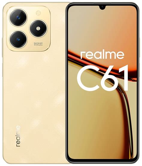 Купить Смартфон Realme C61 6 ГБ/128 ГБ золотистый в Алматы – Магазин на ...
