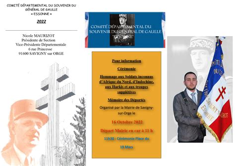16 Octobre 2022 Cérémonie dhommage à Savigny sur Orge aux soldats