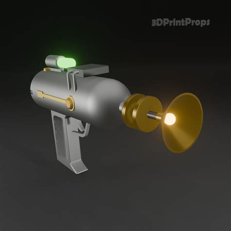 Stl File Laser Gun From Rick And Morty Cartoon 🔫・template To Download