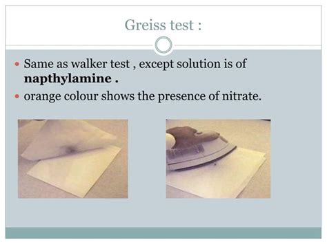 Chemical Tests For Gsr Pptx Arms And Ammunition Sensitive Topics
