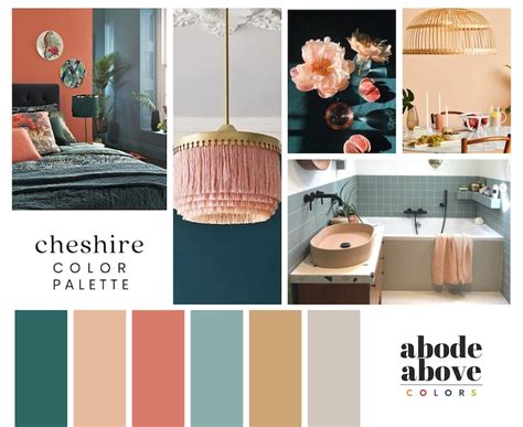 Cheshire Interior Design Color Palette With Hex Codes For Procreate