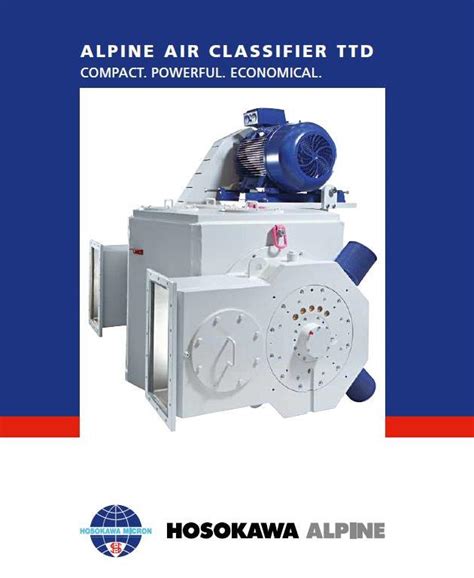 Alpine Ttd Ultra Fine Air Classifier Hosokawa Micron Powder Systems