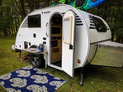Micro Max Teardrop Camper Brings Roomy Floor Plan And Bolt On Bbqing