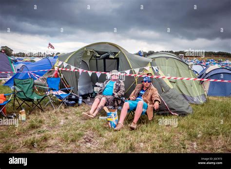 The Glastonbury Festival Of Contemporary Performing Arts 2017 Stock