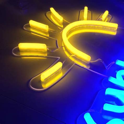 Custom Acrylic Electronic Led Neon Flex Letter Words Light Sign