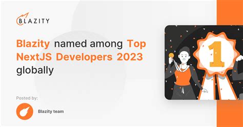 blazity named among top nextjs developers 2023 globally blazity