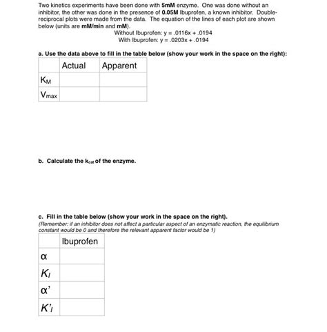 Solved Two Kinetics Experiments Have Been Done With 5mm