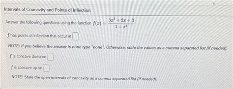 Solved Intervals Of Increase And Decrease And Local Extrema