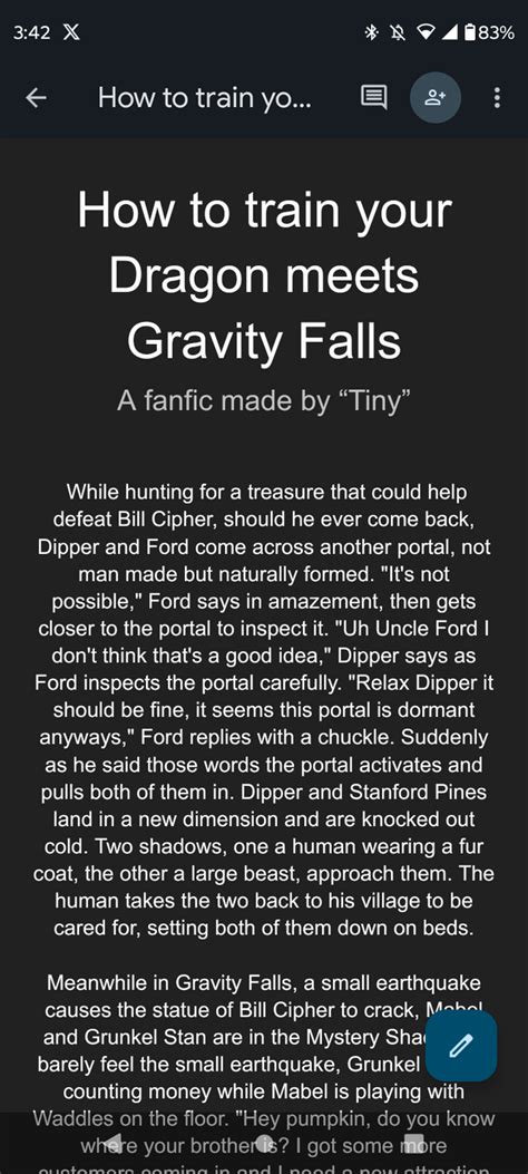 Finally Finished My Httyd X Gravity Falls Fanfic Unfortunately Its So Long I Have To Send