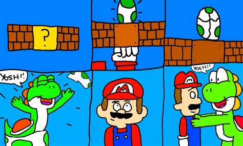 Mario And Yoshi Comic — Weasyl