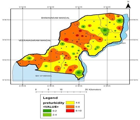 The Spatial Distribution Of Turbidity Download Scientific Diagram