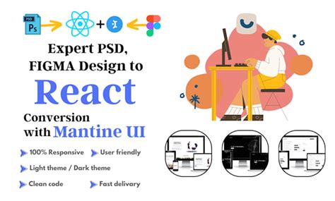 Convert Psd To React Figma To React Js Responsive Web App Website By Mdripondev Fiverr