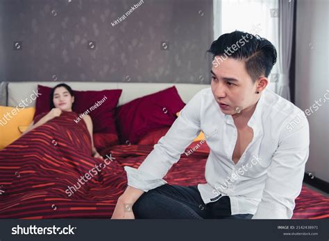 Handsome Man Serious After Sex Girl Stock Photo Shutterstock