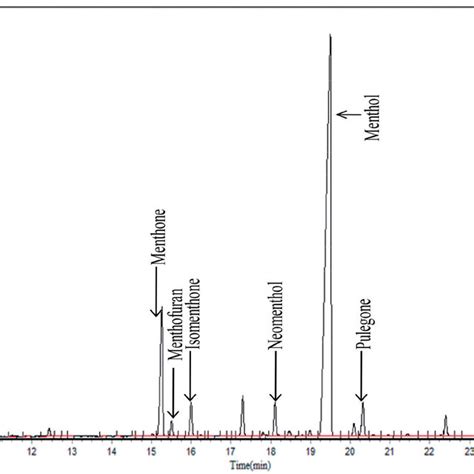 Gas Chromatographic Profile Gc Fid Supelcowax 10 Of The Essential