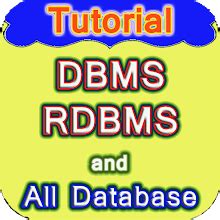 Dbms Rdbms And All Database Tutorials For Pc Mac Windows