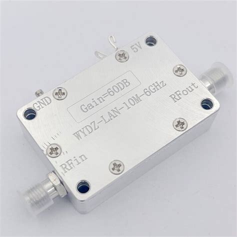 MHz GHz DB High Gain LNA Wideband Amplifier Low Noise SMA Female Connec EBay